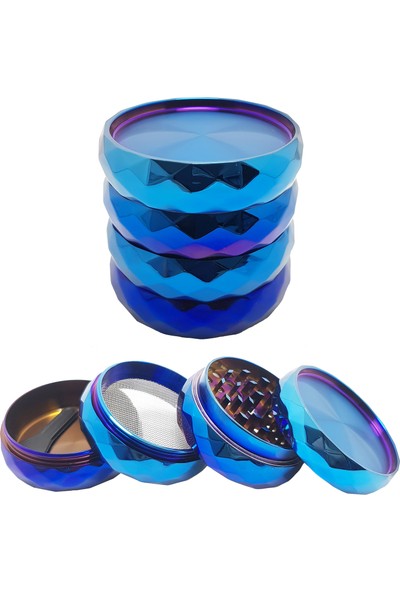 Falconetti Grinder Herbal Öğütücüsü Parçalayıcı Mavi Renk 56 mm RB81MV Falconetti Grinder Herbal Öğütücüsü Parçalayıcı Mavi Renk 56 mm RB81MV