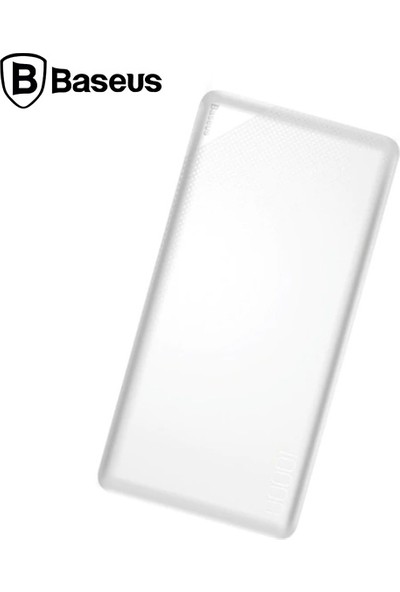 Baseus Mini Cu 10000MAH Harici Şarj Power Bank Çift USB Çıkışlı - Beyaz Baseus Mini Cu 10000MAH Harici Şarj Power Bank Çift USB Çıkışlı - Beyaz