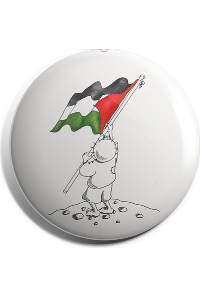 Hasbihal Hanzala Iğneli Çanta Rozeti