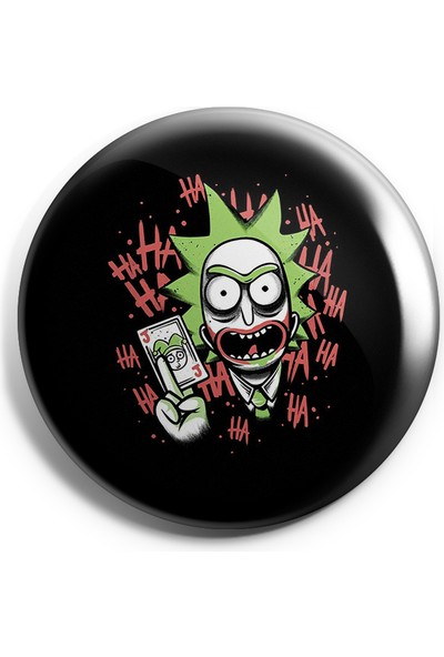 Hasbihal Rıck And Morty V2 Iğneli Çanta Rozeti