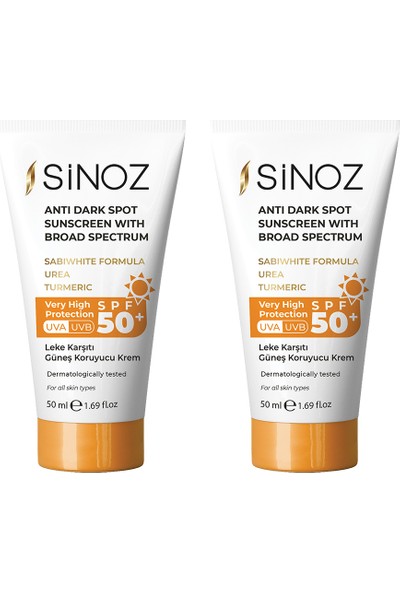 Leke Karşıtı Güneş Kremi Seti Spf 50+ (2 x 50ML) Leke Karşıtı Güneş Kremi Seti Spf 50+ (2 x 50ML)