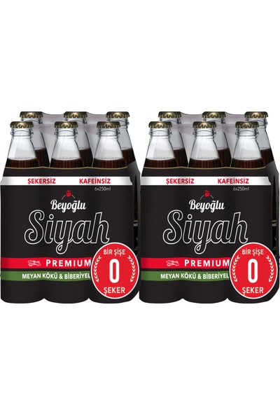 Beyoğlu Premium Siyah Gazoz 12X250 ml Beyoğlu Premium Siyah Gazoz 12X250 ml