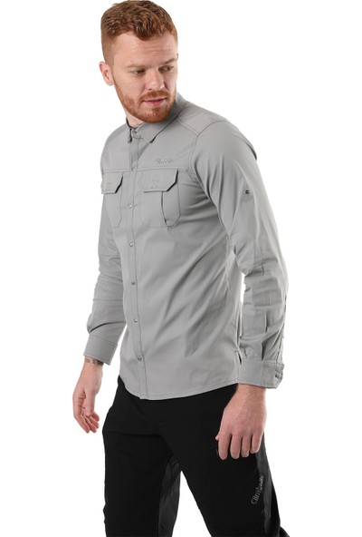 Climbolic Spil Outdoor Gömlek Açık Gri