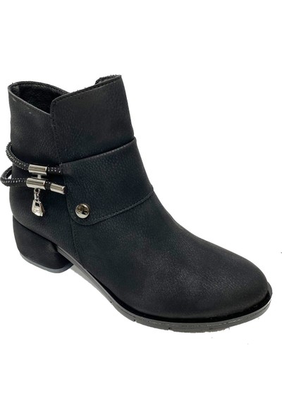 Erbay 508-21K Deri Trend Fashion Kadın Bot