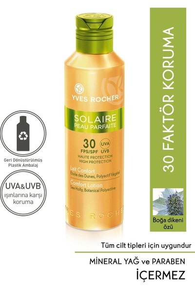 Yves Rocher Güneşe Karşı Koruyucu Süt 30 Gfk 150 ml Yves Rocher Güneşe Karşı Koruyucu Süt 30 Gfk 150 ml