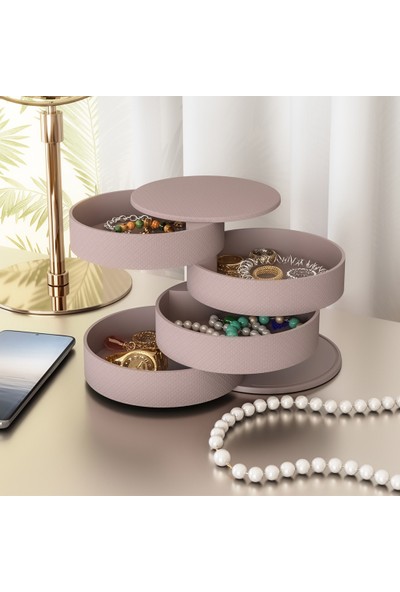 Pufwin Amber Mücevher ve Takı Saklama Kutusu Organizer Pufwin Amber Mücevher ve Takı Saklama Kutusu Organizer