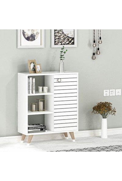 Demonte Dekor Space Konsol Beyaz Beyaz Demonte Dekor Space Konsol Beyaz Beyaz