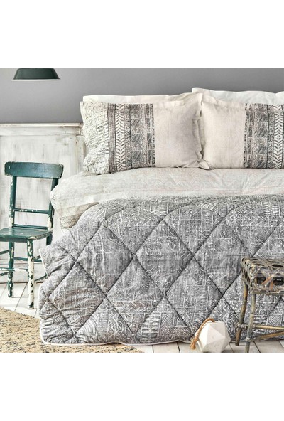 Karaca Home Marea Gri Pamuk Çift Kişilik Uyku Seti Karaca Home Marea Gri Pamuk Çift Kişilik Uyku Seti