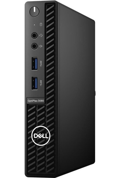 Dell Optıplex 3080MFF I3-10100T 8gb 128GB SSD Ubuntu N010O3080MFF