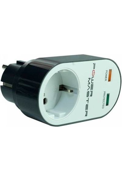 Powermaster PM-16620 Tekli Siyah Oval Kasa Termal Akım Korumalı Priz (10A-2500W) Powermaster PM-16620 Tekli Siyah Oval Kasa Termal Akım Korumalı Priz (10A-2500W)