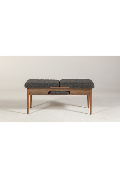 Reysa Mobilya Vina Bank Ceviz Antrasit