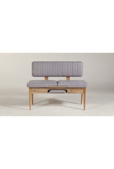 Reysa Mobilya Vina Sırtlı Bank Atlantik Soho Gri