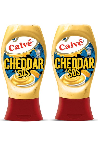 Calve Cheddar Sos 240 gr x 2 Adet Calve Cheddar Sos 240 gr x 2 Adet