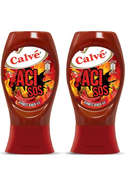 Calve Acı Sos 265 gr x 2 Adet