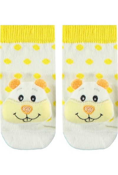 Mini Damla Minidamla Bebek Çıngıraklı Çorap 0-6 Ay Sarı Mini Damla Minidamla Bebek Çıngıraklı Çorap 0-6 Ay Sarı