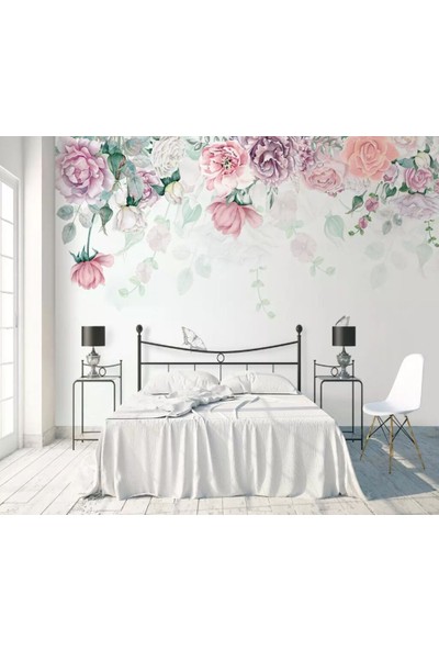 Duvar Kağıdı Marketi Yukardan Sarkılmış Gül Desenli Pembe Renki 3D Duvar Kağıdı Duvar Kağıdı Marketi Yukardan Sarkılmış Gül Desenli Pembe Renki 3D Duvar Kağıdı
