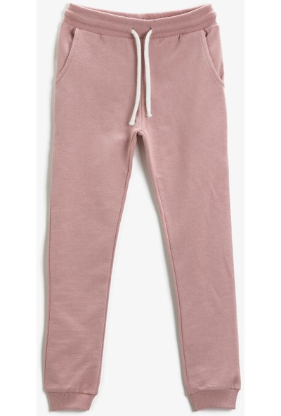 Koton Pamuklu Beli Bağcıklı Jogger Eşorfman Altı