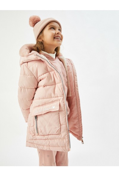 Koton Kapüşonlu Fermuarlı Anorak Şişme Mont