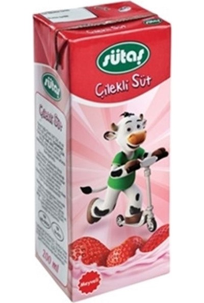 Sütaş Çilekli Süt 180 ml