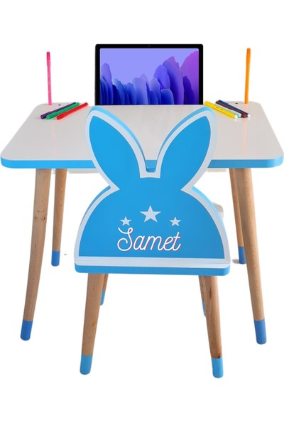 Liva Ahşap Çocuk Masa Sandalye Takımı Tekli Pembe (Kelebekli)- Tablet, Telefon ve Kalemlik Yeri Yaz Sil Özellikli Yüzey Liva Ahşap Çocuk Masa Sandalye Takımı Tekli Pembe (Kelebekli)- Tablet, Telefon ve Kalemlik Yeri Yaz Sil Özellikli Yüzey