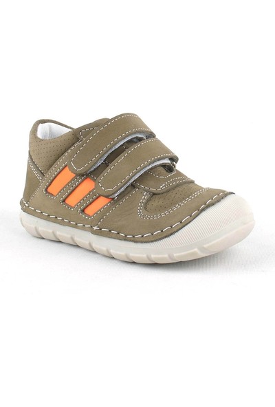 Rakerplus Deri Haki Ilk Adım Unisex Bebek Ayakkabısı