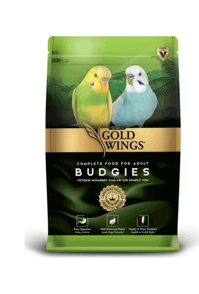 Gold Wings Premium Muhabbet Kuş Yemi 1 kg