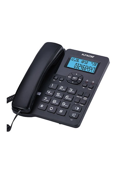 Alfacom 503 Ekranlı Masaüstü Kablolu Telefon Siyah Alfacom 503 Ekranlı Masaüstü Kablolu Telefon Siyah