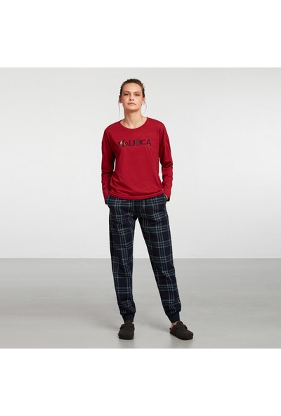 Nautıca Kadın Bordo Pijama Takım W217PJTK.BOR