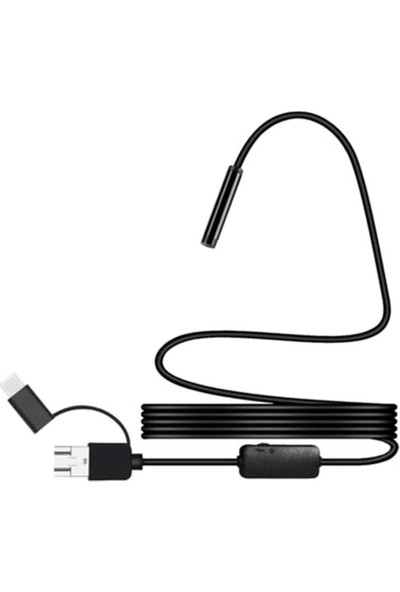 Knmaster Ek-1h Pro 1m Sert Kablo Endoskop Yılan Kamera +Aparatlar Knmaster Ek-1h Pro 1m Sert Kablo Endoskop Yılan Kamera +Aparatlar
