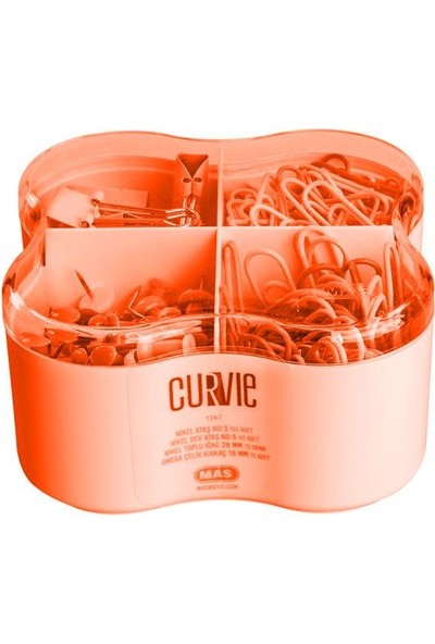 Mas Curvie Renkl Ataş + Dev Ataş + Harita Çivisi + Kıskaç Turuncu Mas Curvie Renkl Ataş + Dev Ataş + Harita Çivisi + Kıskaç Turuncu