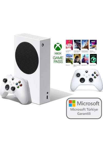 Microsoft RRS-00010 Xbox Series S 512GB SSD Oyun Konsolu Beyaz + 1 Kol Beyaz + 1 Yıl Gamepass ( Microsoft Türkiye Garantili ) Microsoft RRS-00010 Xbox Series S 512GB SSD Oyun Konsolu Beyaz + 1 Kol Beyaz + 1 Yıl Gamepass ( Microsoft Türkiye Garantili )