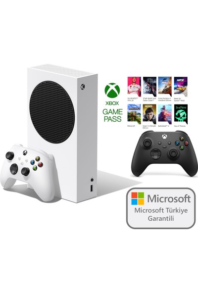 Microsoft RRS-00010 Xbox Series S 512GB SSD Oyun Konsolu Beyaz + 1 Kol Siyah + 1 Yıl Gamepass ( Microsoft Türkiye Garantili ) Microsoft RRS-00010 Xbox Series S 512GB SSD Oyun Konsolu Beyaz + 1 Kol Siyah + 1 Yıl Gamepass ( Microsoft Türkiye Garantili )