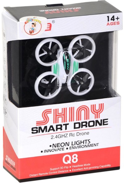 Gepettoys Marka Q8 Mini Drone Neon Işıklı Gepettoys Marka Q8 Mini Drone Neon Işıklı