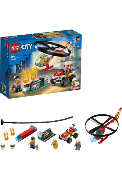 LEGO® City 60248 İtfaiye Helikopteri Müdahalesi