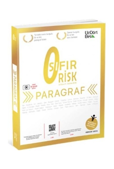 ÜçDörtBeş Yayınları 2022 Paragraf Sıfır Risk ÜçDörtBeş Yayınları 2022 Paragraf Sıfır Risk