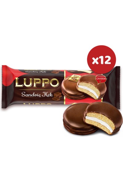 Luppo Sandviç Kek 184 gr x 12 Adet