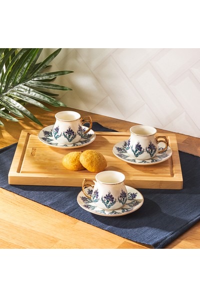 Emsan Karanfil 6 Kişilik Kahve Fincanı Takımı 80 ml