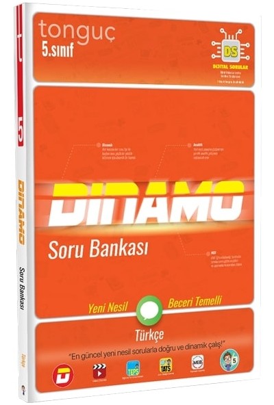 Tonguç Akademi 5. Sınıf Dinamo Türkçe Soru Bankası