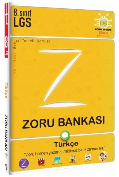 Tonguç Akademi 8.Sınıf Türkçe Zoru Bankası