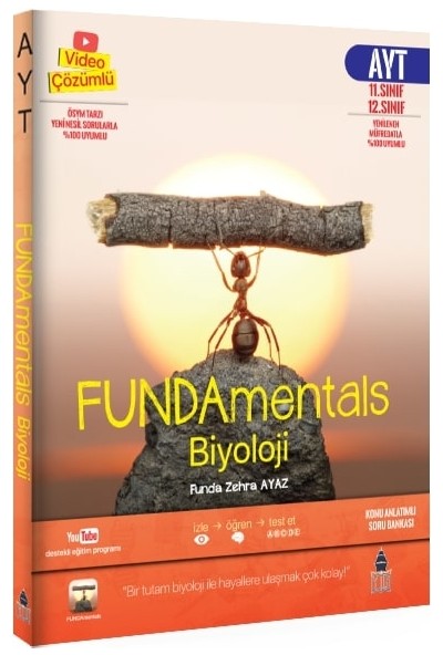Tonguç Akademi FUNDAmentals Biyoloji AYT Konu Anlatımlı Soru Bankası Tonguç Akademi FUNDAmentals Biyoloji AYT Konu Anlatımlı Soru Bankası