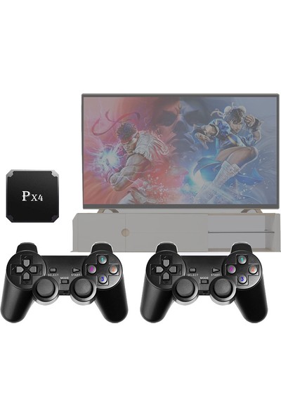 Sunsky Px4 Hd Kablosuz Mini Tv Oyun Konsolu Ab Fişi (Yurt Dışından)