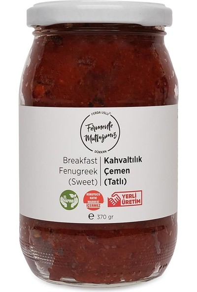 Fermente Mutfağım Kahvaltılık Tatlı Çemen Fermente Mutfağım Kahvaltılık Tatlı Çemen