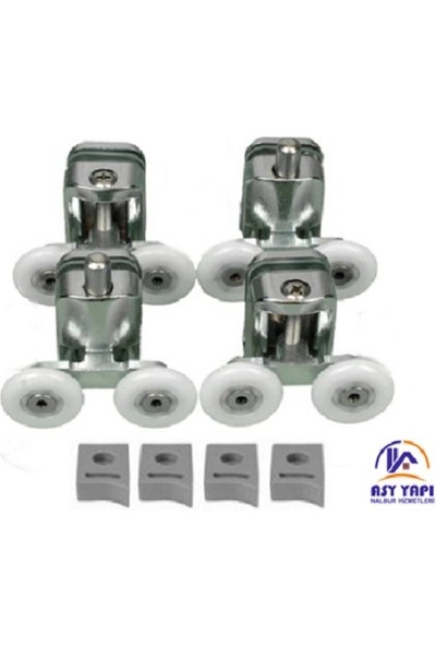 Asy Yapı Duş Kabin Teker 4'lü