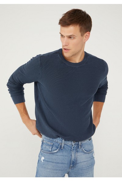 Mavi Erkek İndigo Kazak 070803-18790