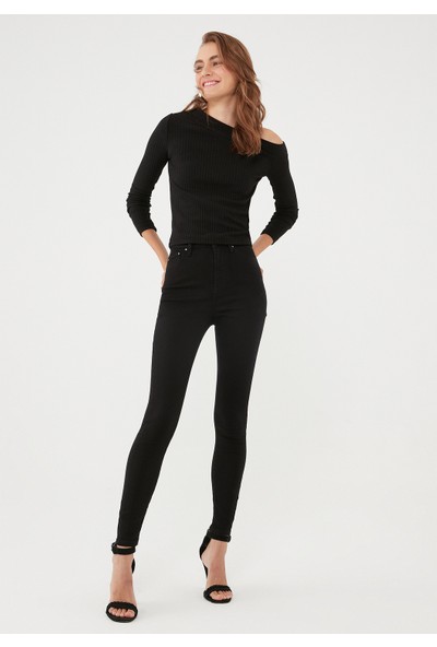 Mavi Serenay Siyah Gold Shape Jean Pantolon Mavi Serenay Siyah Gold Shape Jean Pantolon