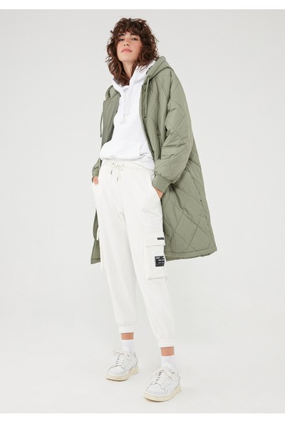 Mavi Kapüşonlu Yeşil Mont Mavi Kapüşonlu Yeşil Mont