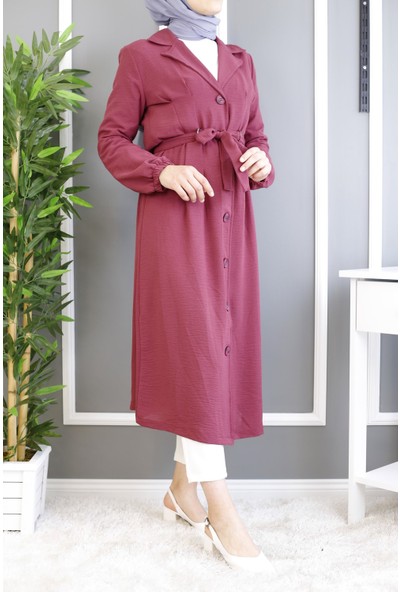 İmaj Butik İmaj Boydan Düğmeli Ayrobin Keten Kap-Bej İmaj Butik İmaj Boydan Düğmeli Ayrobin Keten Kap-Bej