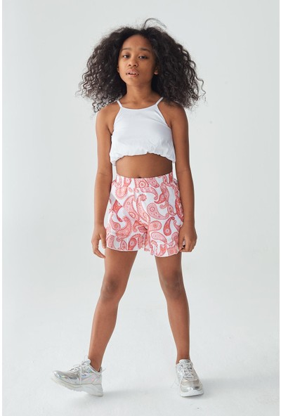 B&G Store Kız Çocuk Desenli Şort