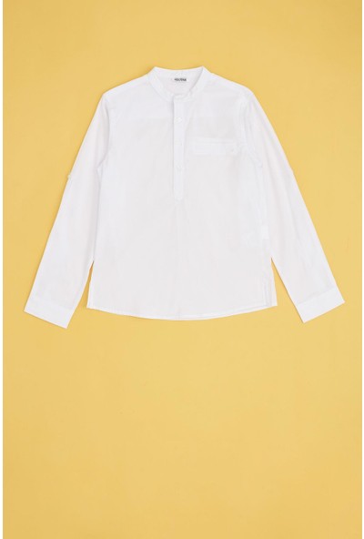 B&G Store Erkek Çocuk Beyaz Gömlek