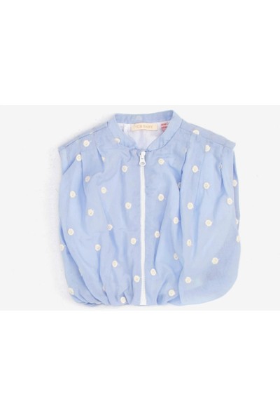 B&G Store Kız Bebek Mavi Eşofman Üstü B&G Store Kız Bebek Mavi Eşofman Üstü